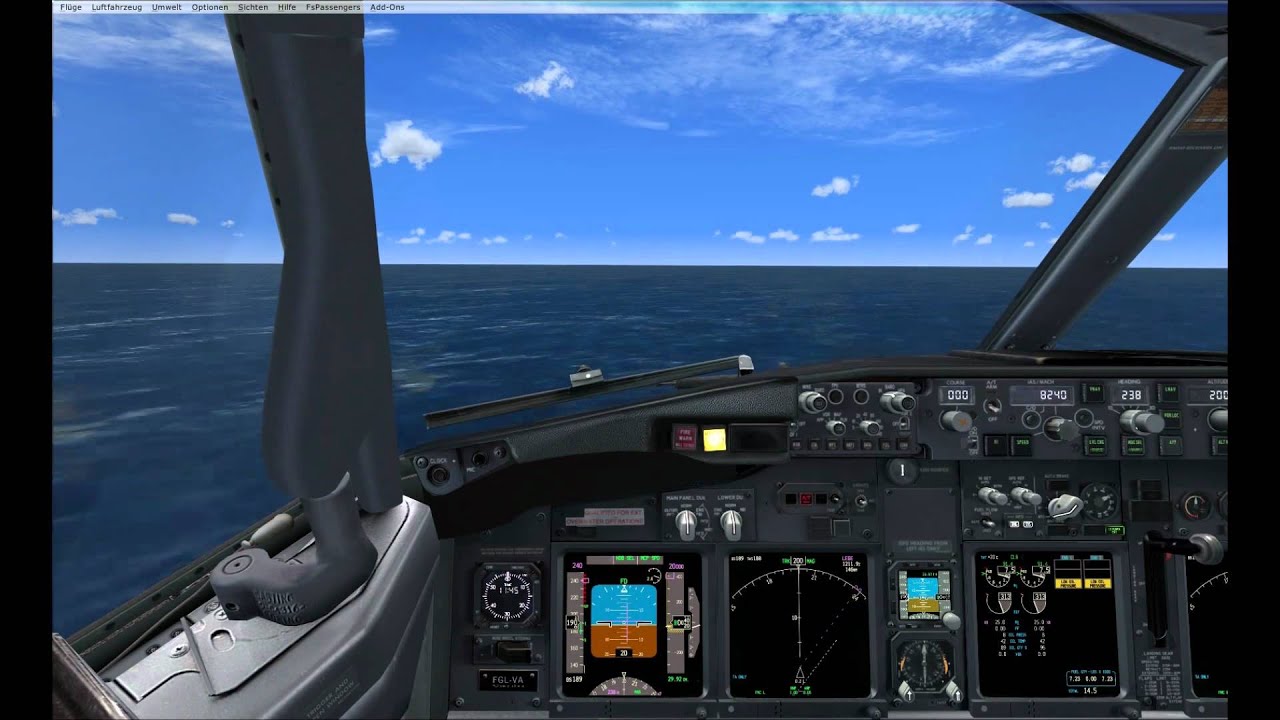 PMDG 737 NGX Ditching - YouTube