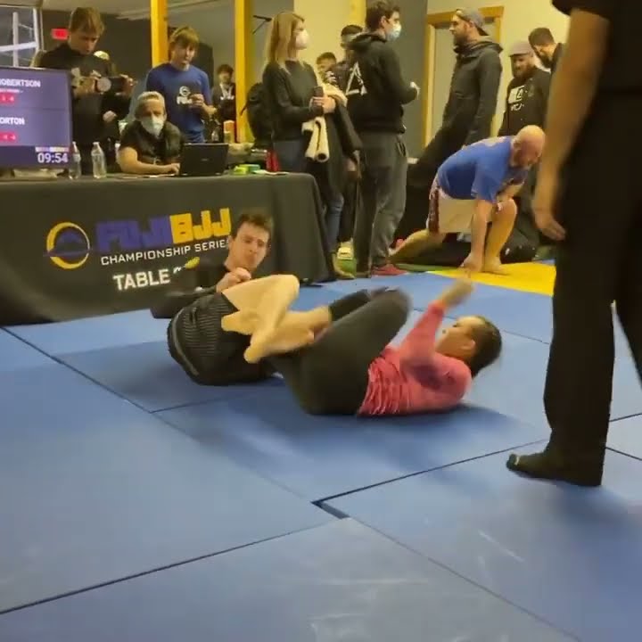 girl vs boy bjj 2024 - bri robertson fastest submission by heel hook ...