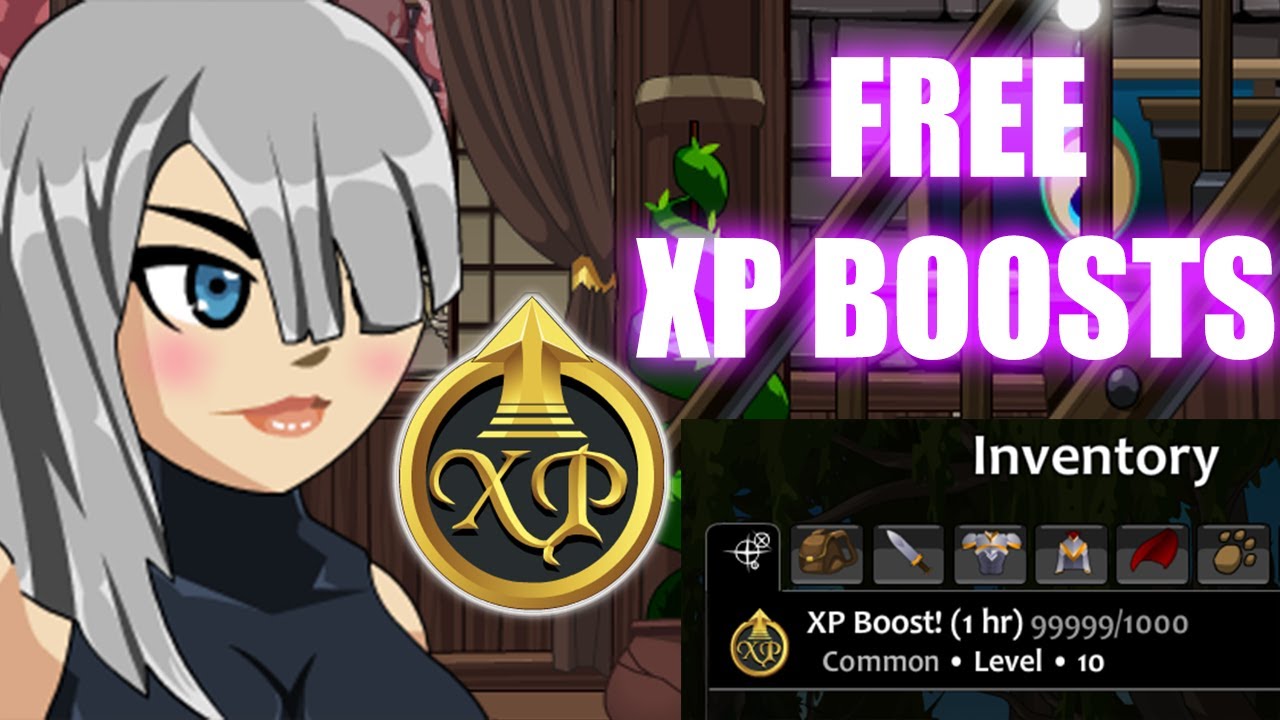 HOW TO GET XP BOOSTS FAST - AQW REDHERO - YouTube