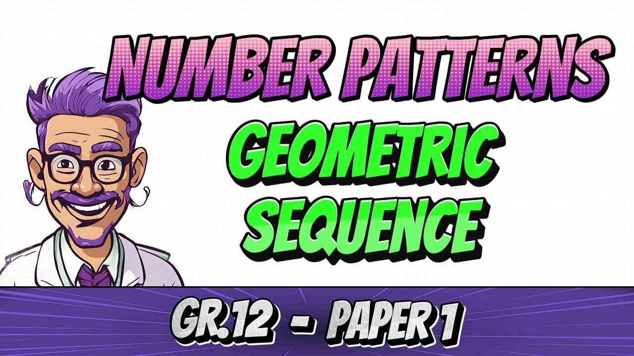 Geometric Sequence, Difficult Exam Question - Grade 12 Revision (Paper ...