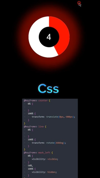 Круговой таймер верстка Html Css3 Css Coding Programming Webdevelopment рекомендации