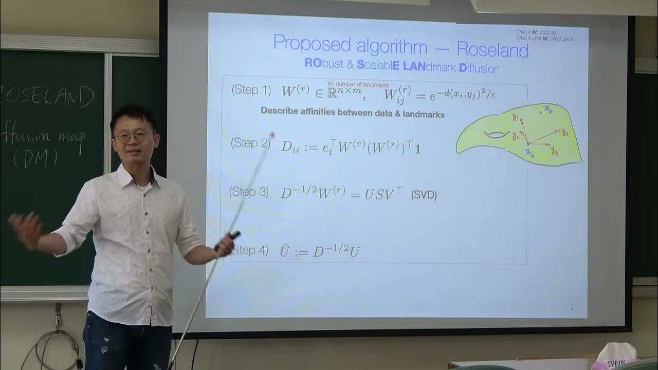 Roseland algorithm, a computationally efficient variation of diffusion map - YouTube