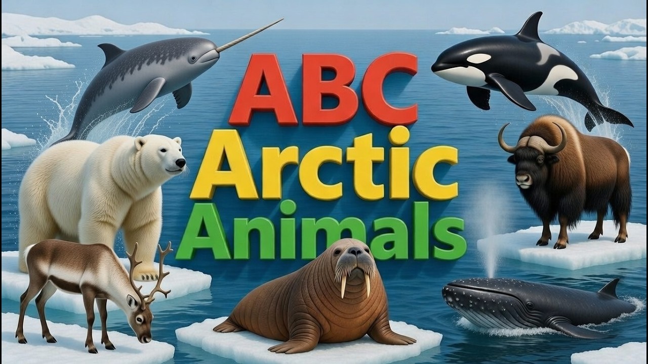 Arctic Animals ABC Song | A to Z Alphabet Song for Kids | Learn Arctic ...
