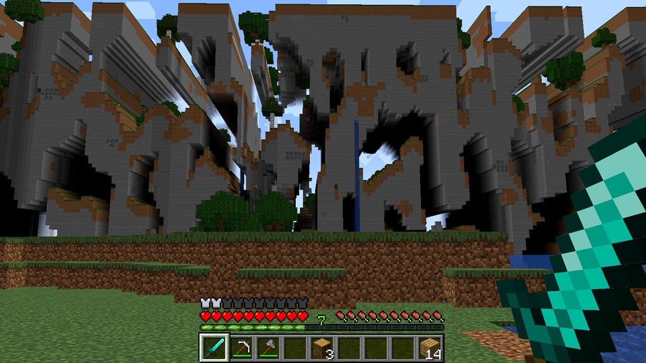 Traveling 12,000,000 Blocks to Find The Farlands... - YouTube