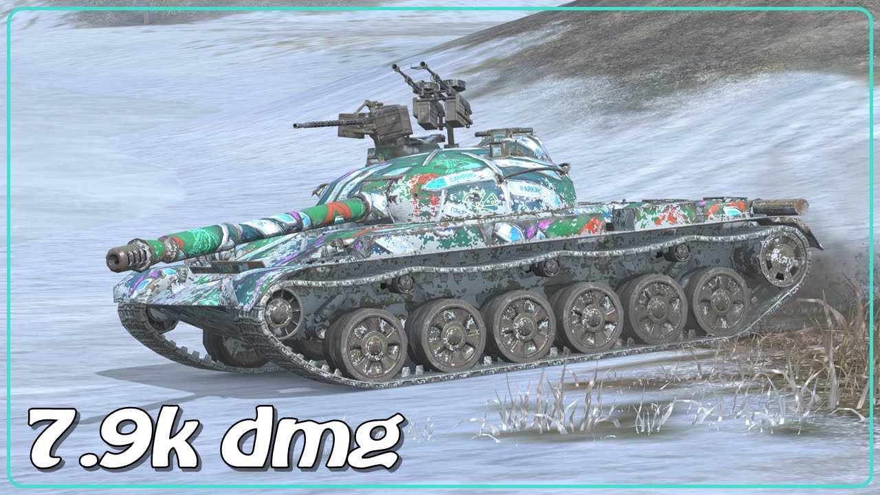 Obj 140 • 3 frags • 7.9k dmg • WoT blitz - YouTube