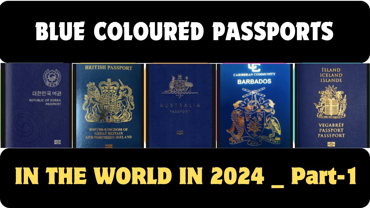 Blue Coloured Passports in the World in 2024_PART - 01 - YouTube