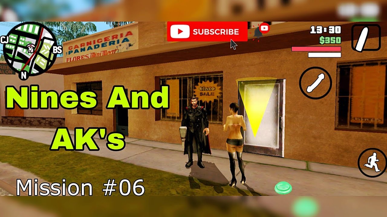 Nines And AK's Mission #06 Gta San Andreas Thor Mod Gameplay - YouTube