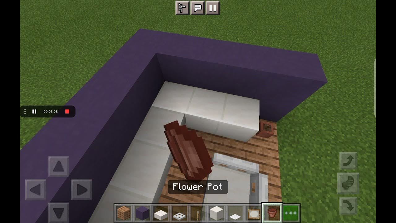 how to make a office cubicle in minecraft - YouTube