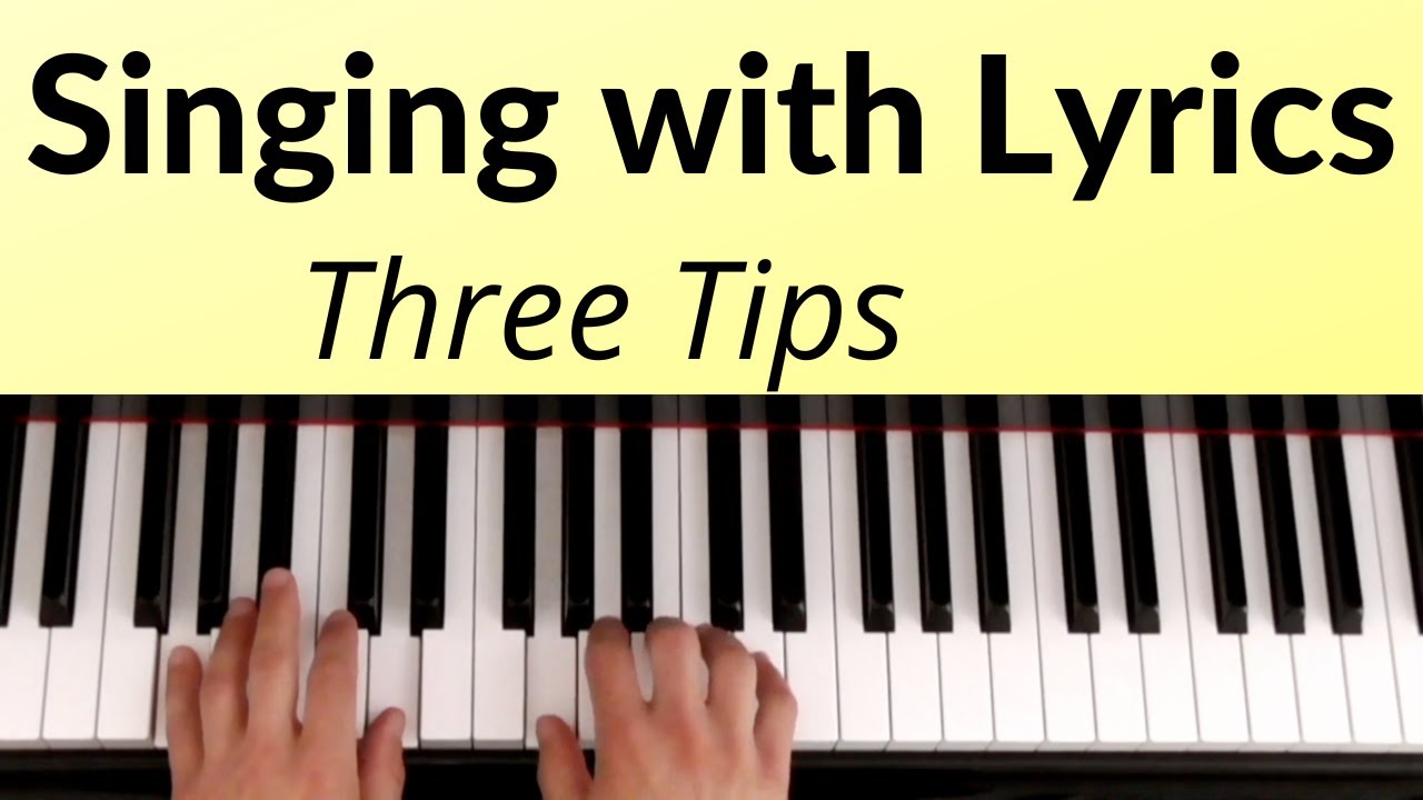 Three Tips For Singing With Lyrics - How to Sing Legato - YouTube