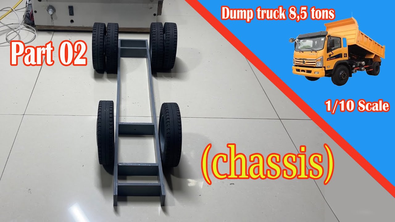 Homemade RC truck frame from PVC - Part 02 | NHT creation - YouTube