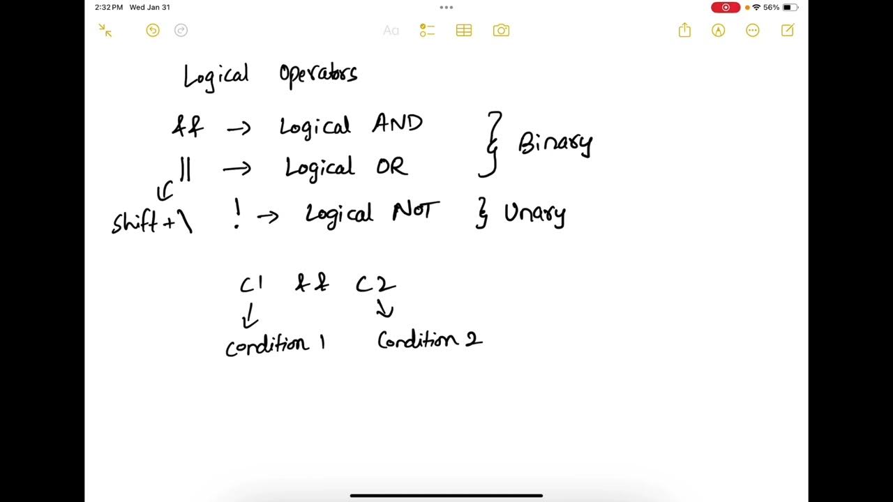 47. Logical Operators - YouTube