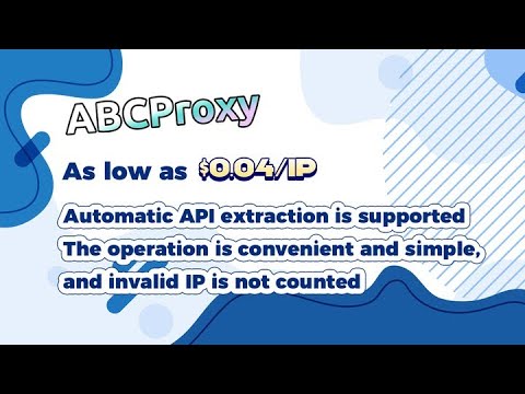 How to use ABCproxy Residential proxy plan after purchase? Very simple operation - YouTube