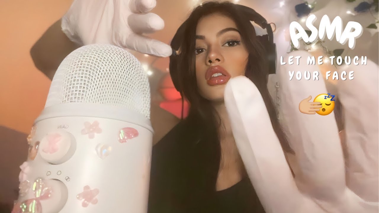 ASMR Te toco la carita para que te duermas y te relajes😴 - YouTube