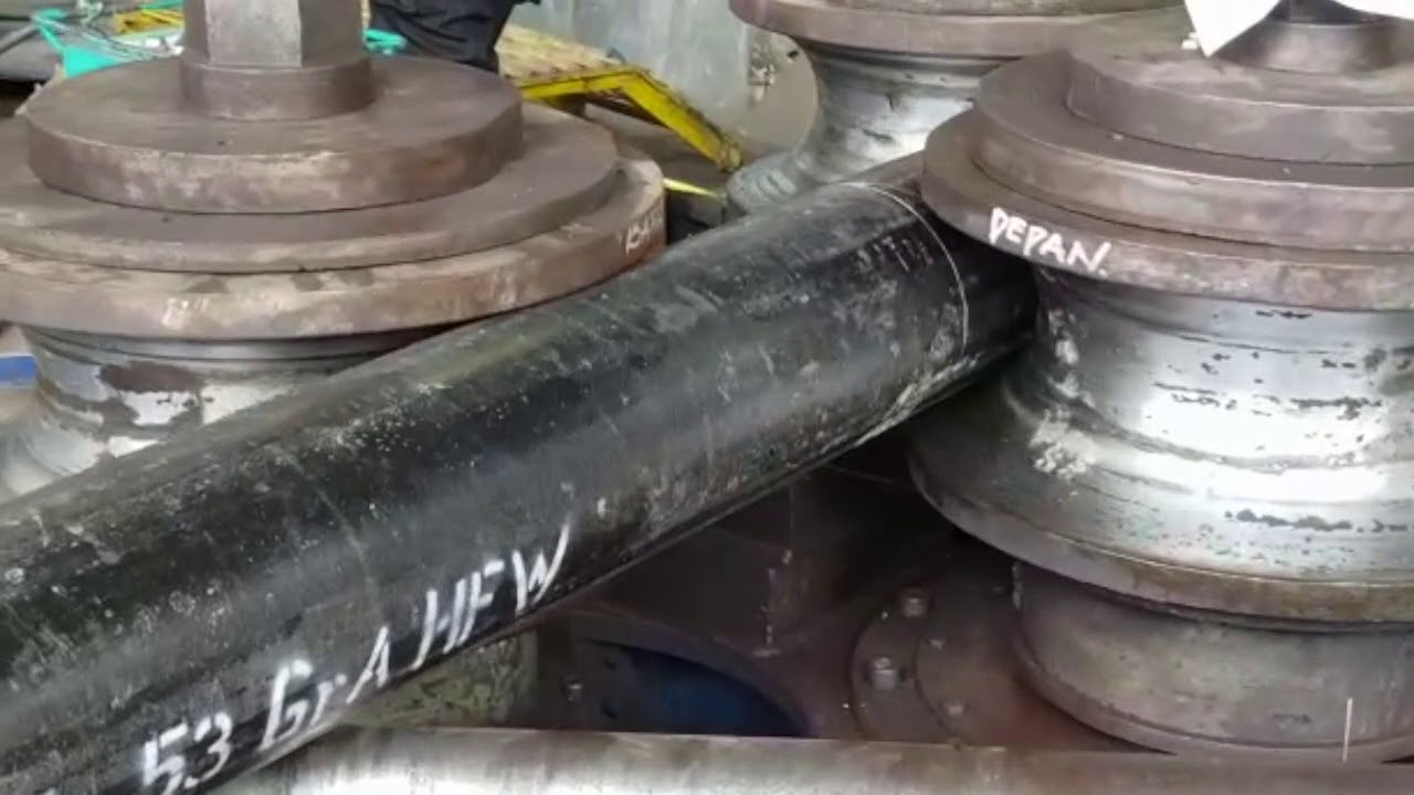 roll pipa, roll hbeam, roll plat, roll wf, bodem - YouTube