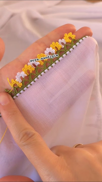@Oya.sandigim #crochet #lace #handmade #embroidery #knitting #tutorial #tigoyasi #igneoyasi ...