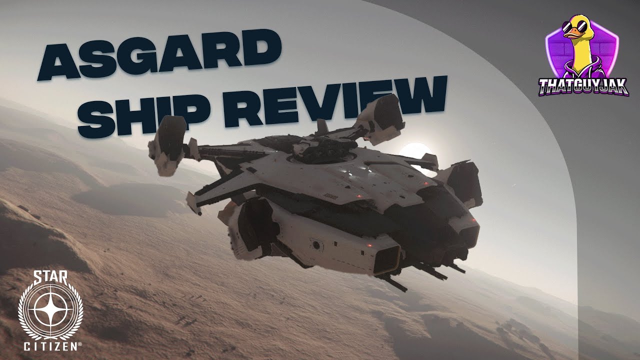 Star Citizen - Anvil Asgard Ship Review - YouTube