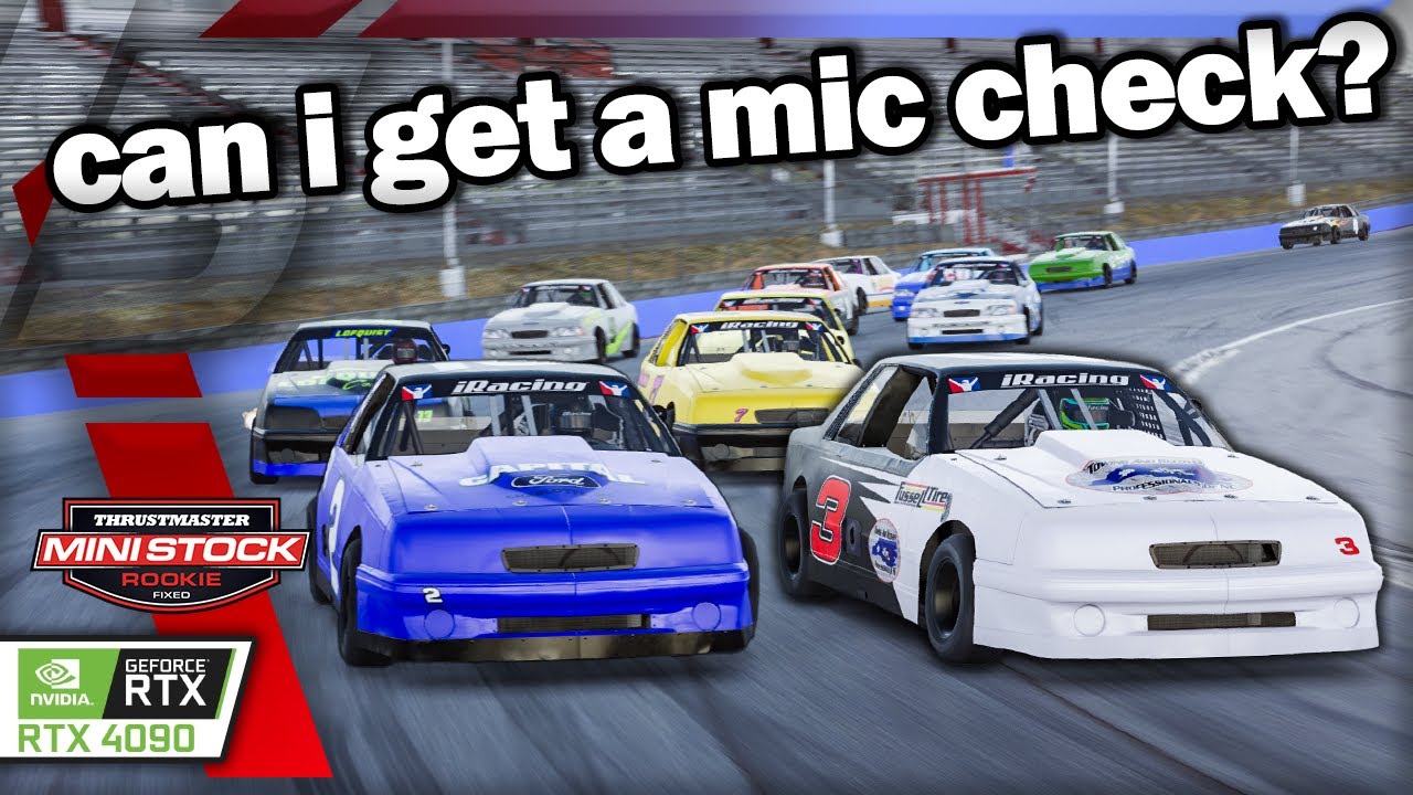 Mini Stocks - Oxford Plains Speedway - iRacing Gameplay - YouTube