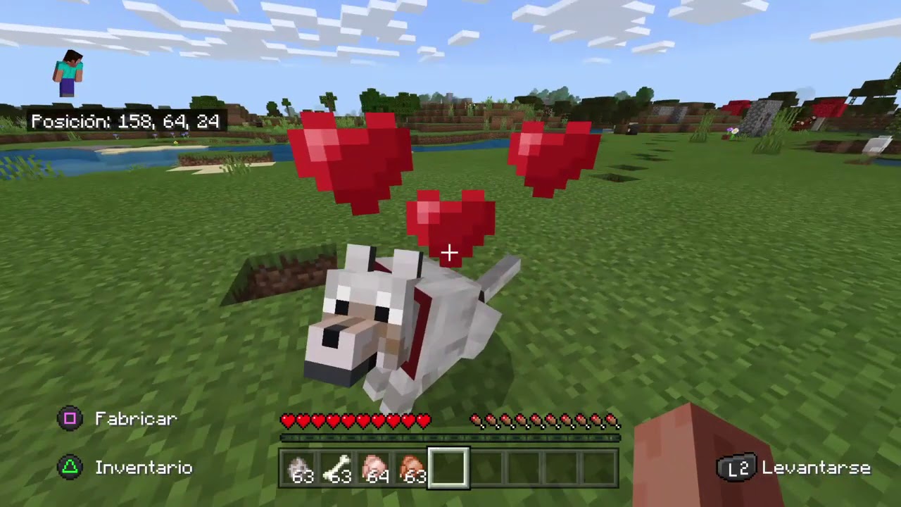 Como domesticar un LOBO en MINECRAFT | Videojuegos World - YouTube