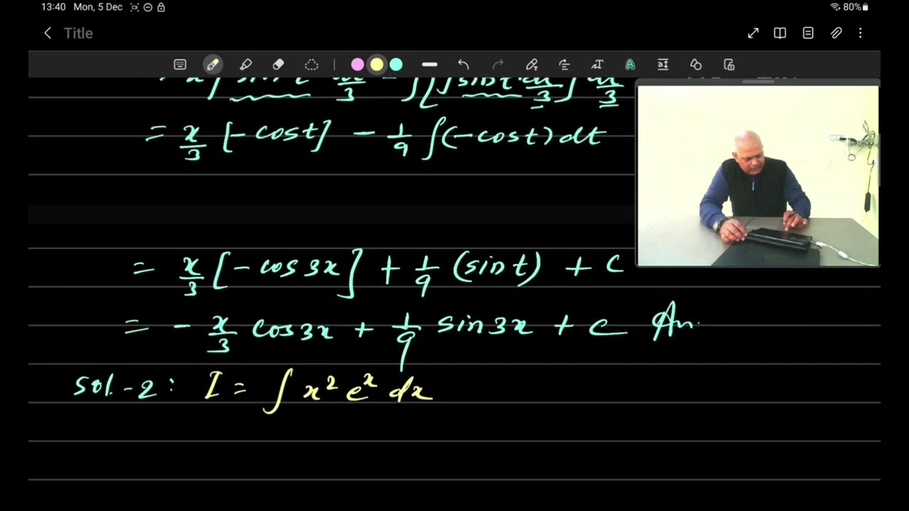 INTEGRATION BY PARTS I Some Problems I Class 12th I JEE Aspirants I ...