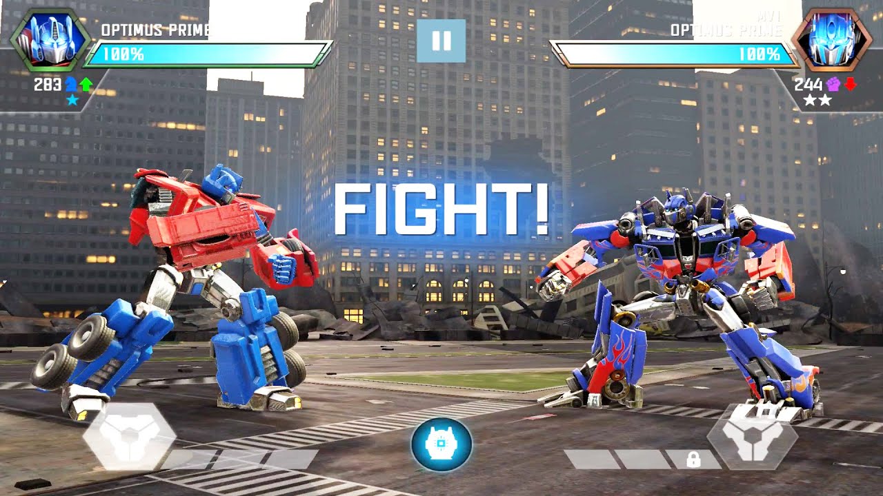 TRANSFORMERS FORGED TO FIGHT Optimus Prime VS Optimus Prime Game play ...