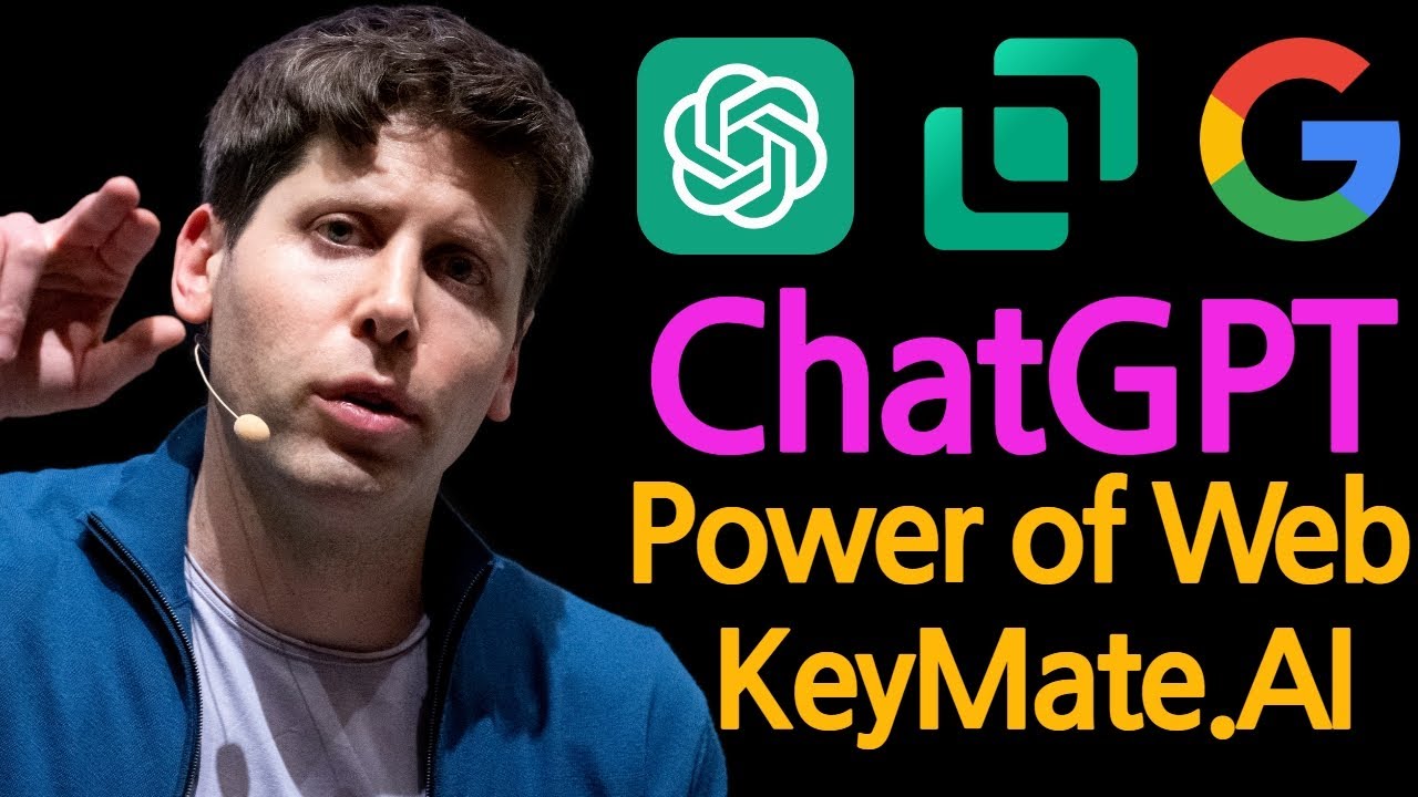 이제는 구글링 할필요 없습니다.가장 강력한 웹크롤링 ChatGPT Plugin keymate.ai search - YouTube
