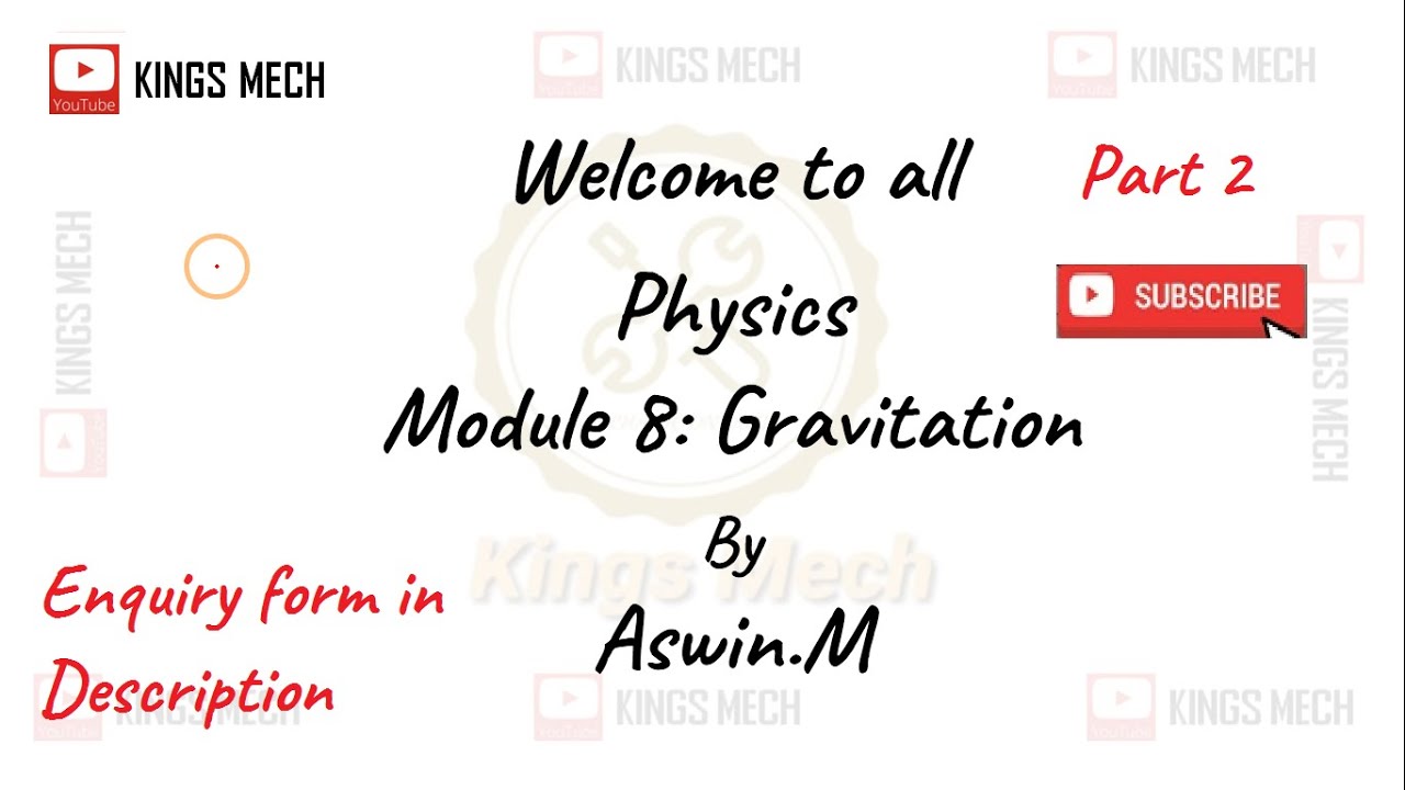 Module 8 Part 2 Energy and acceleration - YouTube