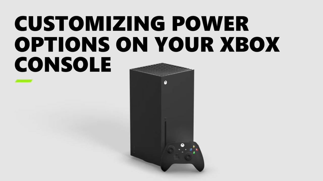 Customizing Power Options on Your Xbox Console - YouTube