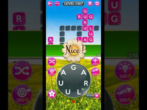 WORDSCAPES IN BLOOM LEVEL 1367 masaya ang mga salita - YouTube
