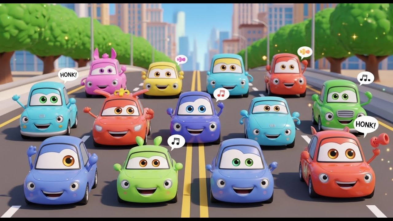 Counting Cars on the Road 🚗🔢 | Fun Kids Counting & Learning Video ...