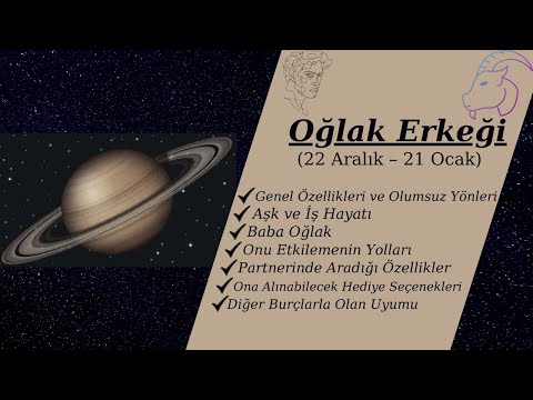 Oğlak Burcu Erkeği Genel Özellikleri ve Olumsuz Yönleri Oğlak Erkeği Nasıl Tavlanır Aşk ve İş hayatı