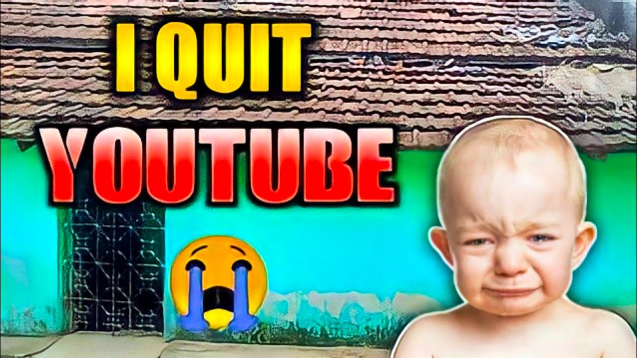 I Quit YouTube 😭 || I am Leaving YouTube And Free Fire - YouTube