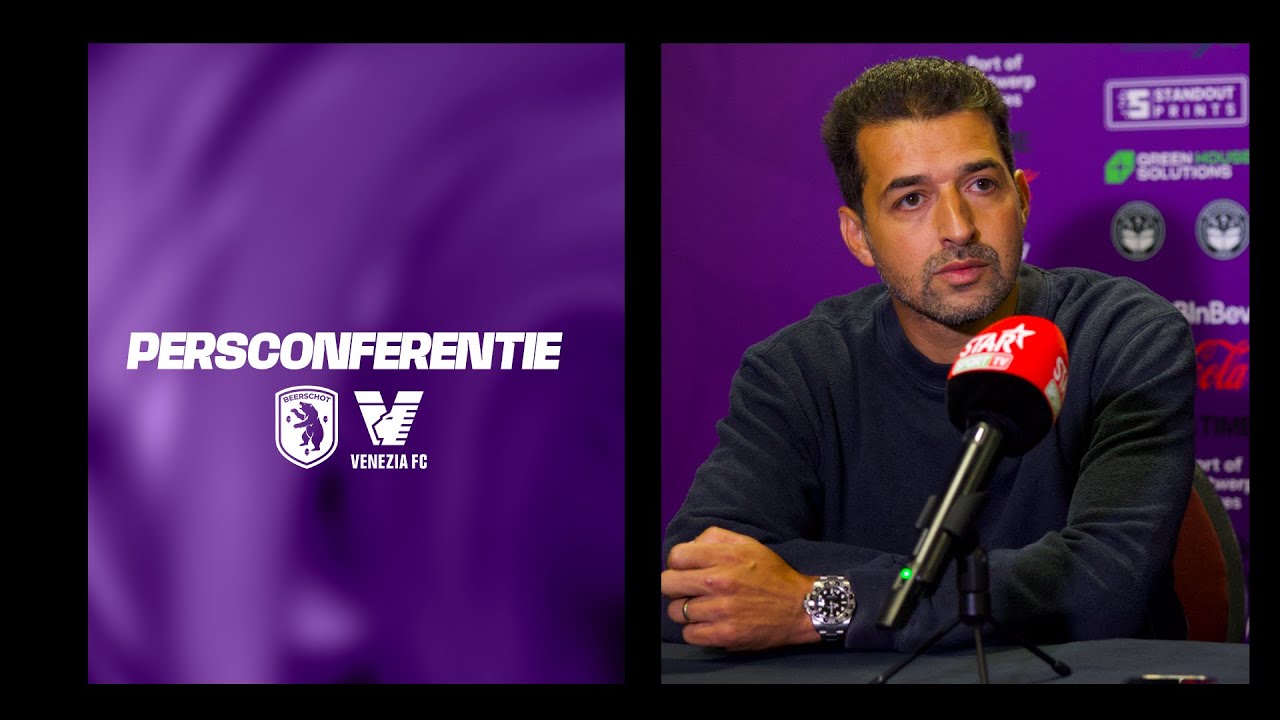 Persconferentie Beerschot - Venezia FC (1-1) I Memorial Marc ...