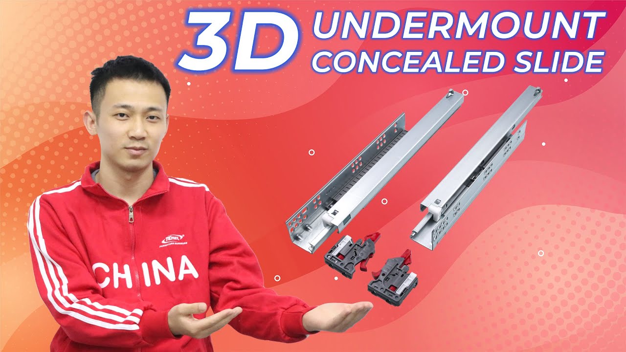 How to install undermount soft close Drawer Slides Quick Understand ...