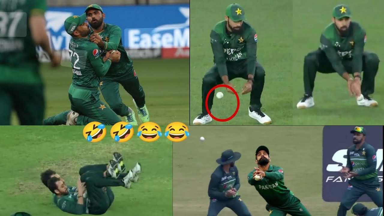 Pakistan Top 10 funny fielding | Pakistan Fielding funny Moments ...