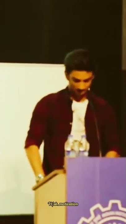 I AM AN INTROVERT | SHUSHANT SINGH RAJPUT | SSR STATUS | SSR SPEECH | #shorts - YouTube