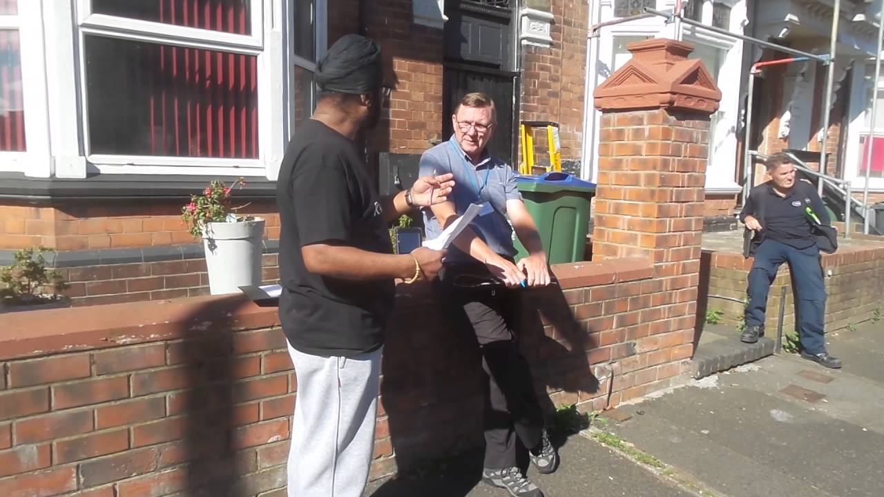 Richburns Enforcement Agent trying to execute a warrant of entry by ...