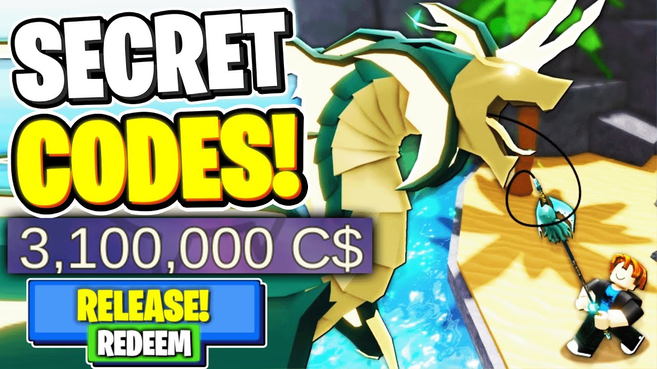 All Codes! in FISCH Credits Roblox - YouTube