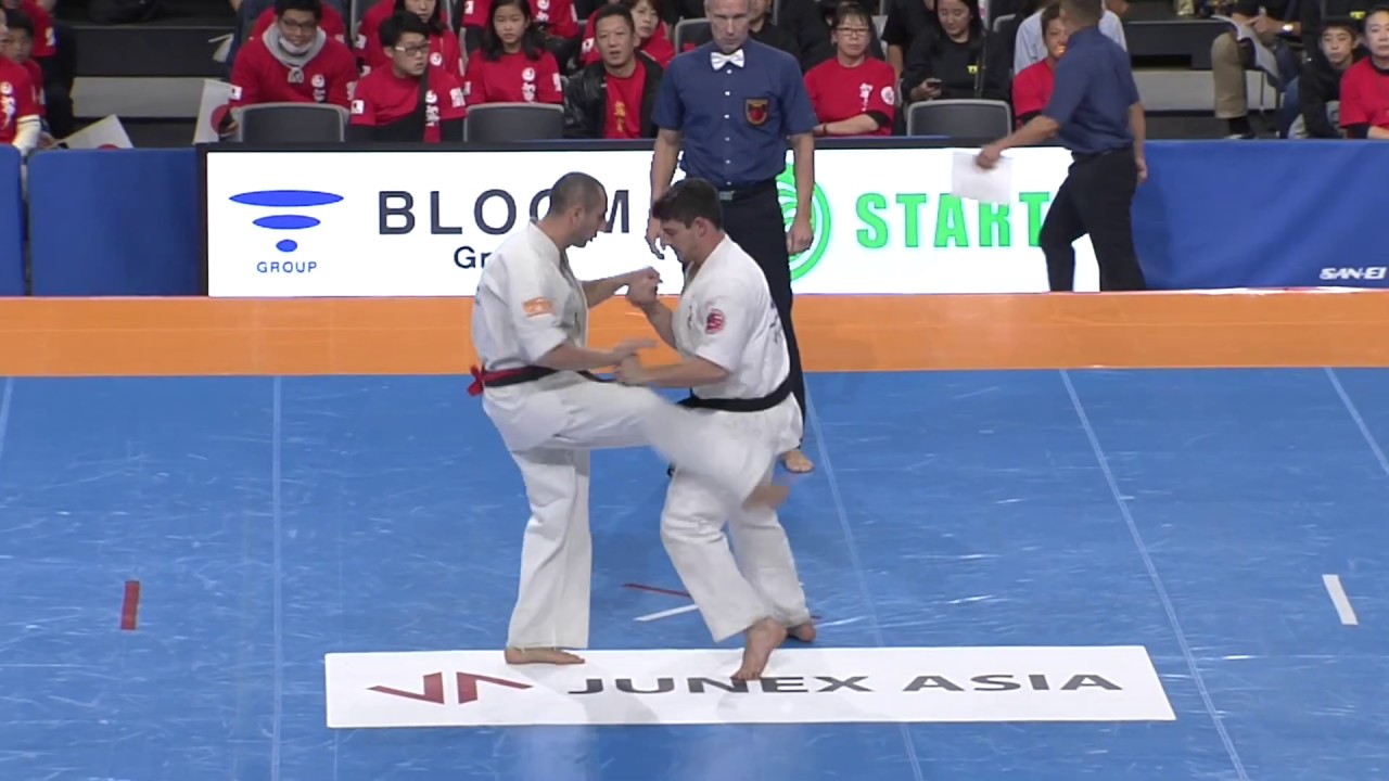 【新極真会】Court1 2nd Round16 man Valeri Dimitrov vs Leo Liuzza(USA) The ...