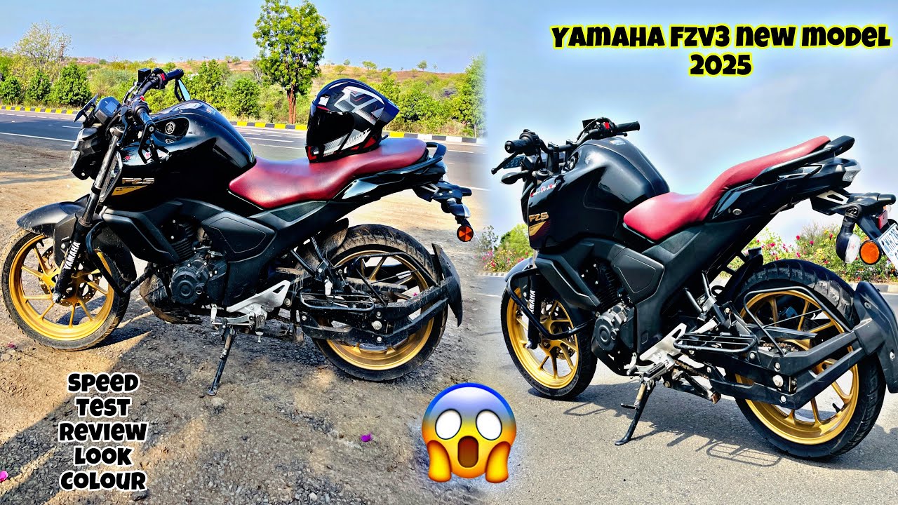 Yamaha Fzv3 New model 2024 || Review || Test || colour || Look - YouTube