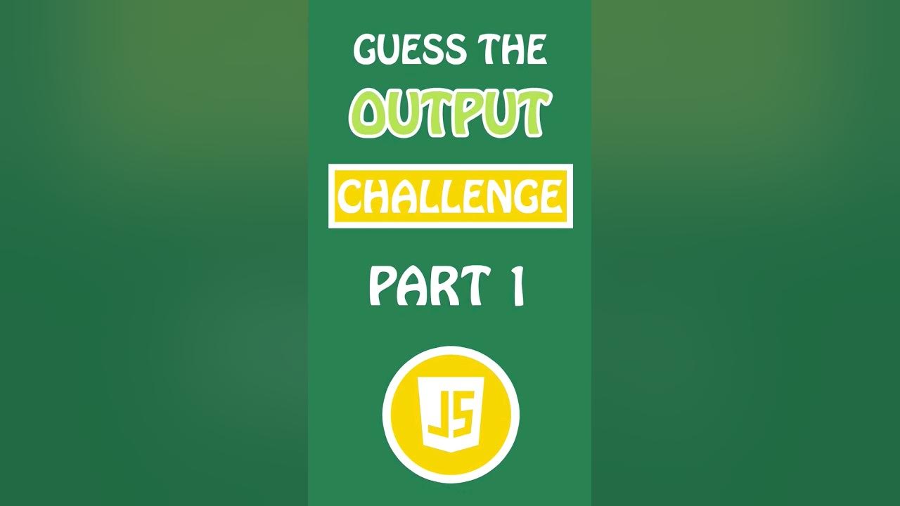 Guess the output challenge part 1! Comment the answer - YouTube