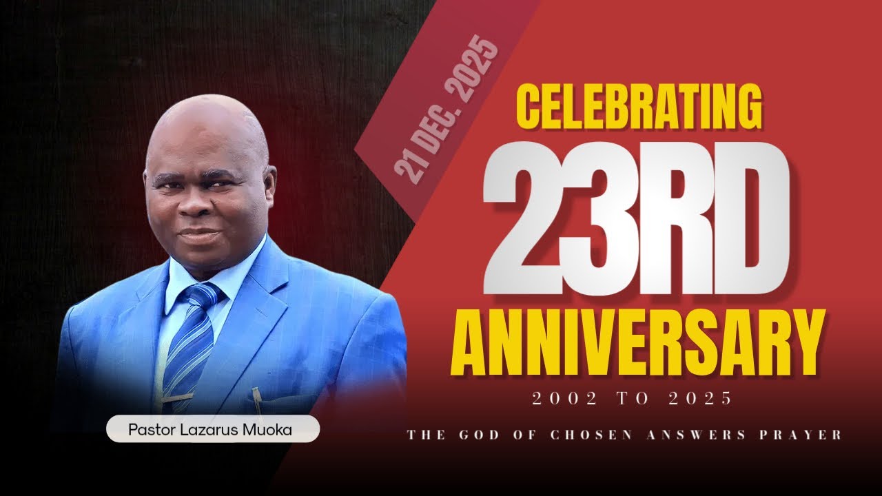 23RD ANNIVERSARY CELEBRATION SERVICE | 21-12-2025 - YouTube