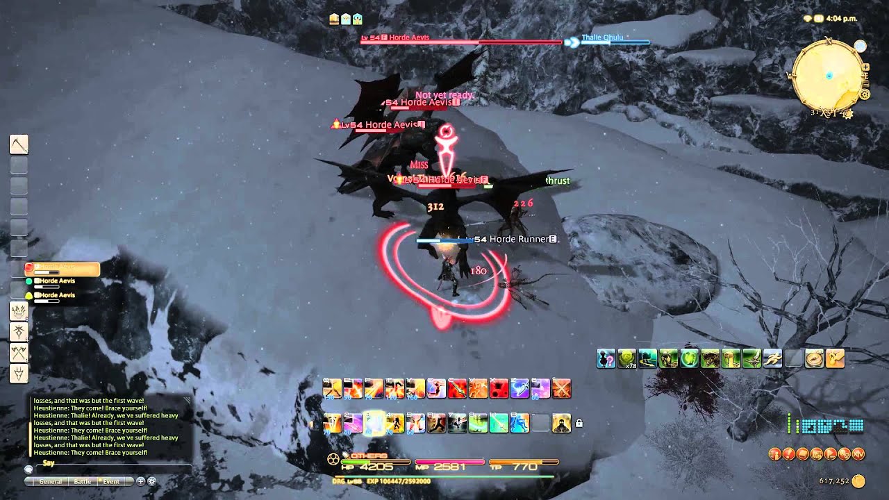 FFXIV Sworn Upon a Lance fight scene - Dragoon level 54 job quest - YouTube