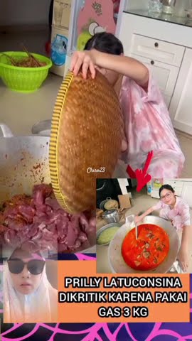 Prilly Latuconsina masak pakai gas melon #prillylatuconsina - YouTube