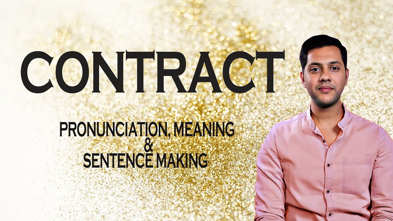 Contract - Meaning & Pronunciation Word World Audio Video Dictionary ...