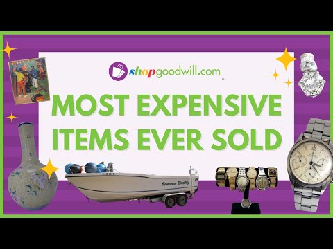 Top 11 Most Expensive Items Ever Sold on shopgoodwill.com