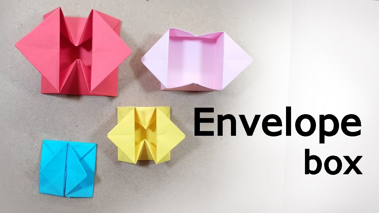 How to make Envelope box. - YouTube