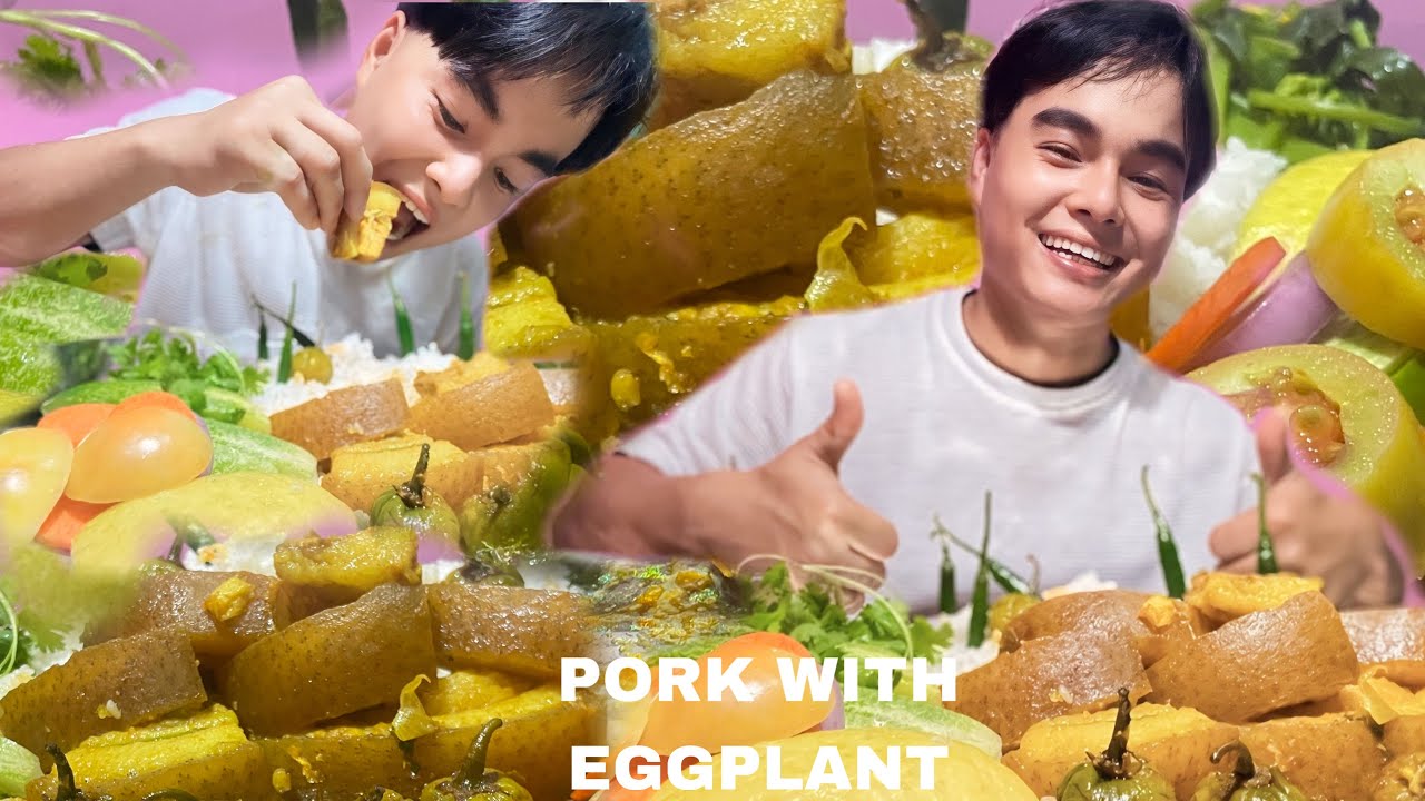 RECIPE WITH MUKBANG SPICY PORK FRY WITH LOCAL RICE ETING |PORK WITH ...