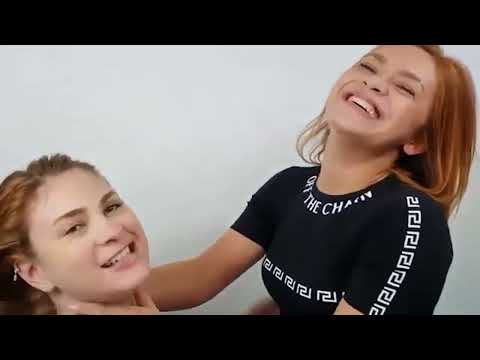 Deep and Sloppy lesbian kissing | japanese lesbian | Hot kissing 9