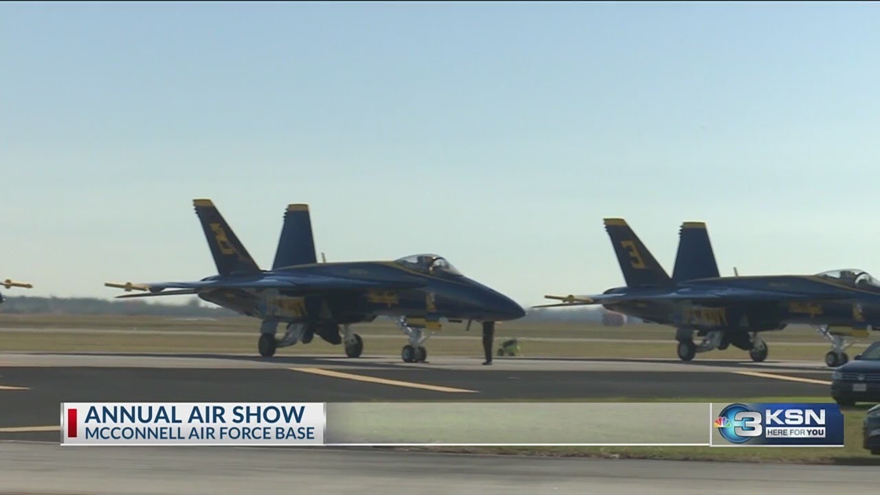 McConnell Air Force Base talks Frontiers in Flight Airshow - YouTube