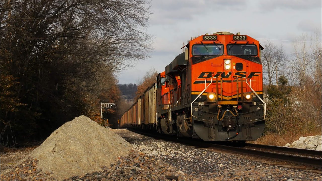 BNSF & NS Trains Around St. Louis! (11/21-11/24/23) - YouTube